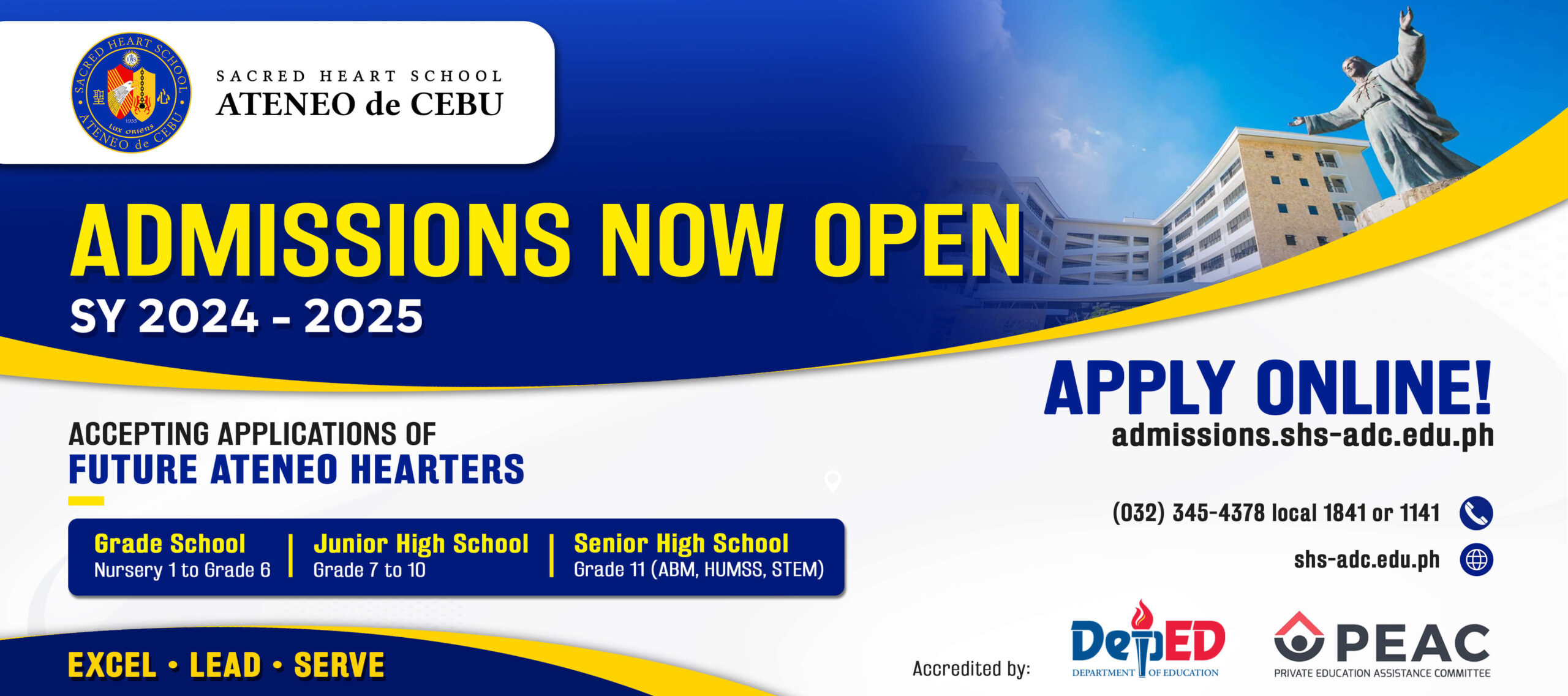 Sacred Heart School – Ateneo de Cebu Opens Admissions for School Year ...